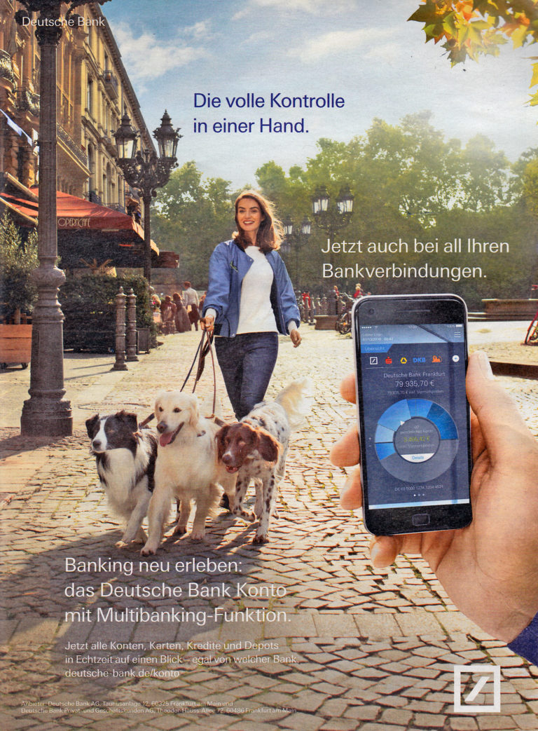 Tierische Reklame: Was haben Hunde mit der Deutschen Bank zu tun ...